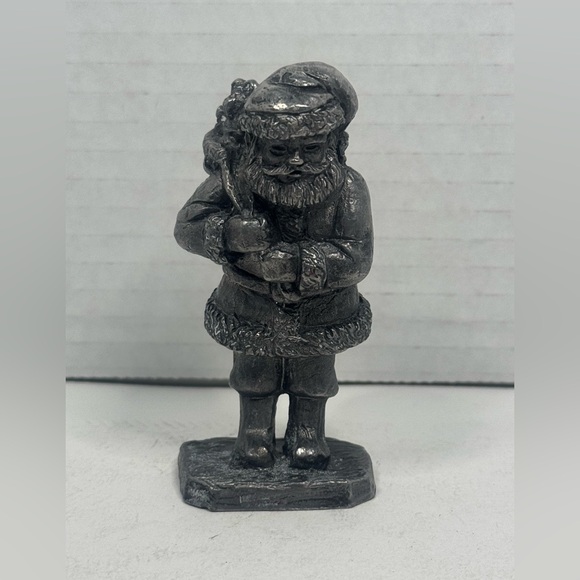 Ricker | Other | Michael Ricker Pewter Santa With Bag Of Toys | Poshmark